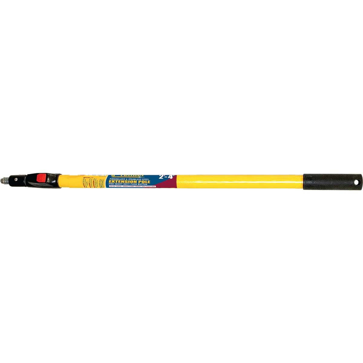 Premier 2 Ft. To 4 Ft. Telescoping Fiberglass & Stainless Steel Push ...