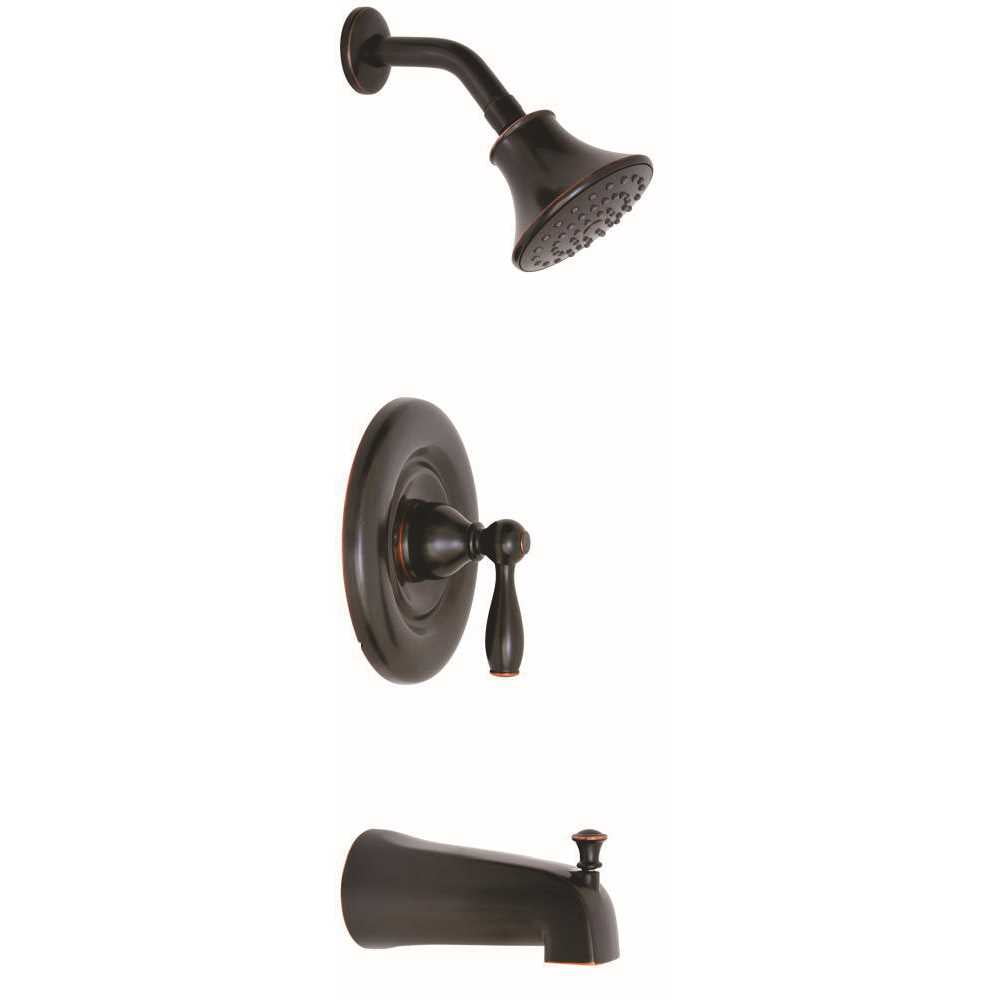 Premier 3583695 6 in. Muir Single-Handle 1-Spray Tub & Shower Faucet ...