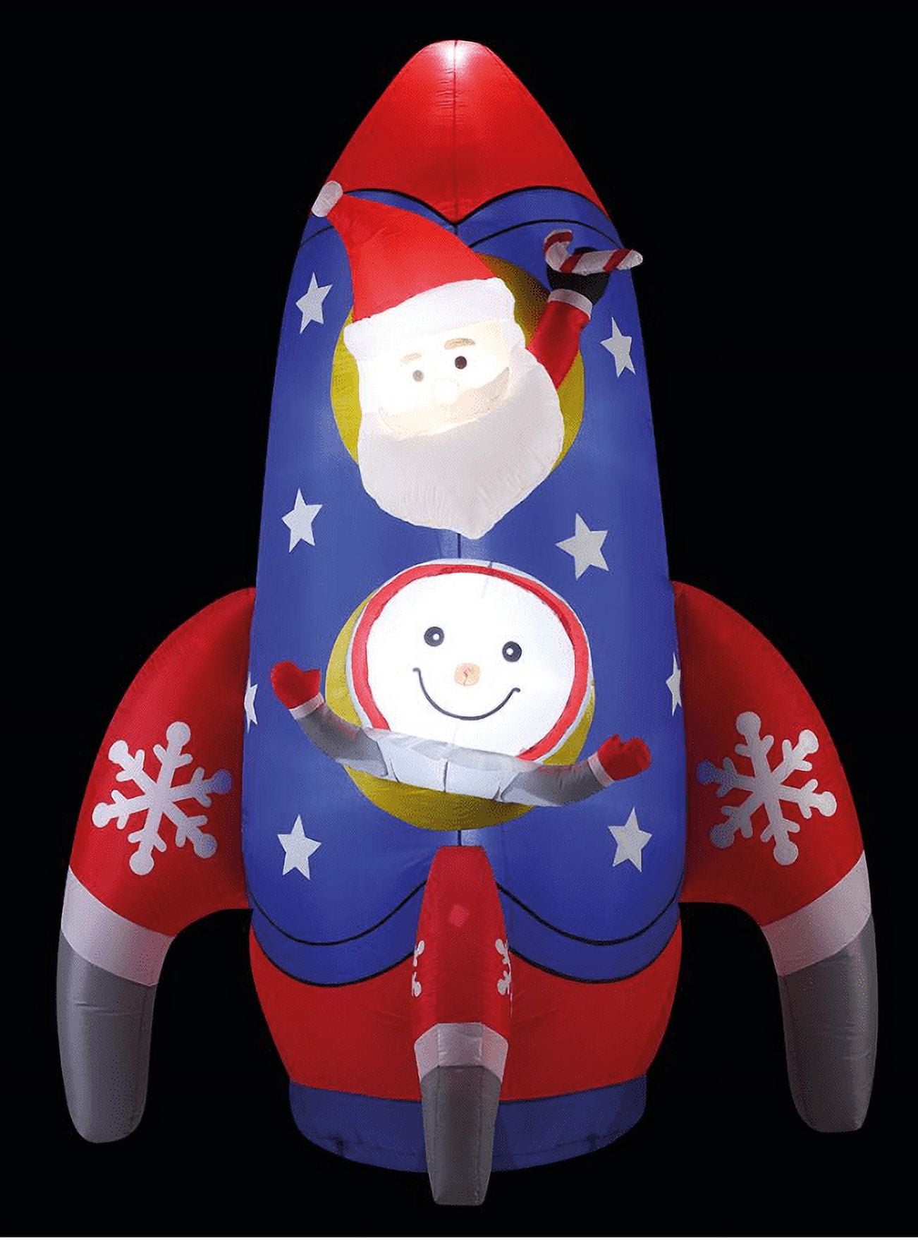 Premier - 3m Inflatable Rocket Ship with Santa - Walmart.com