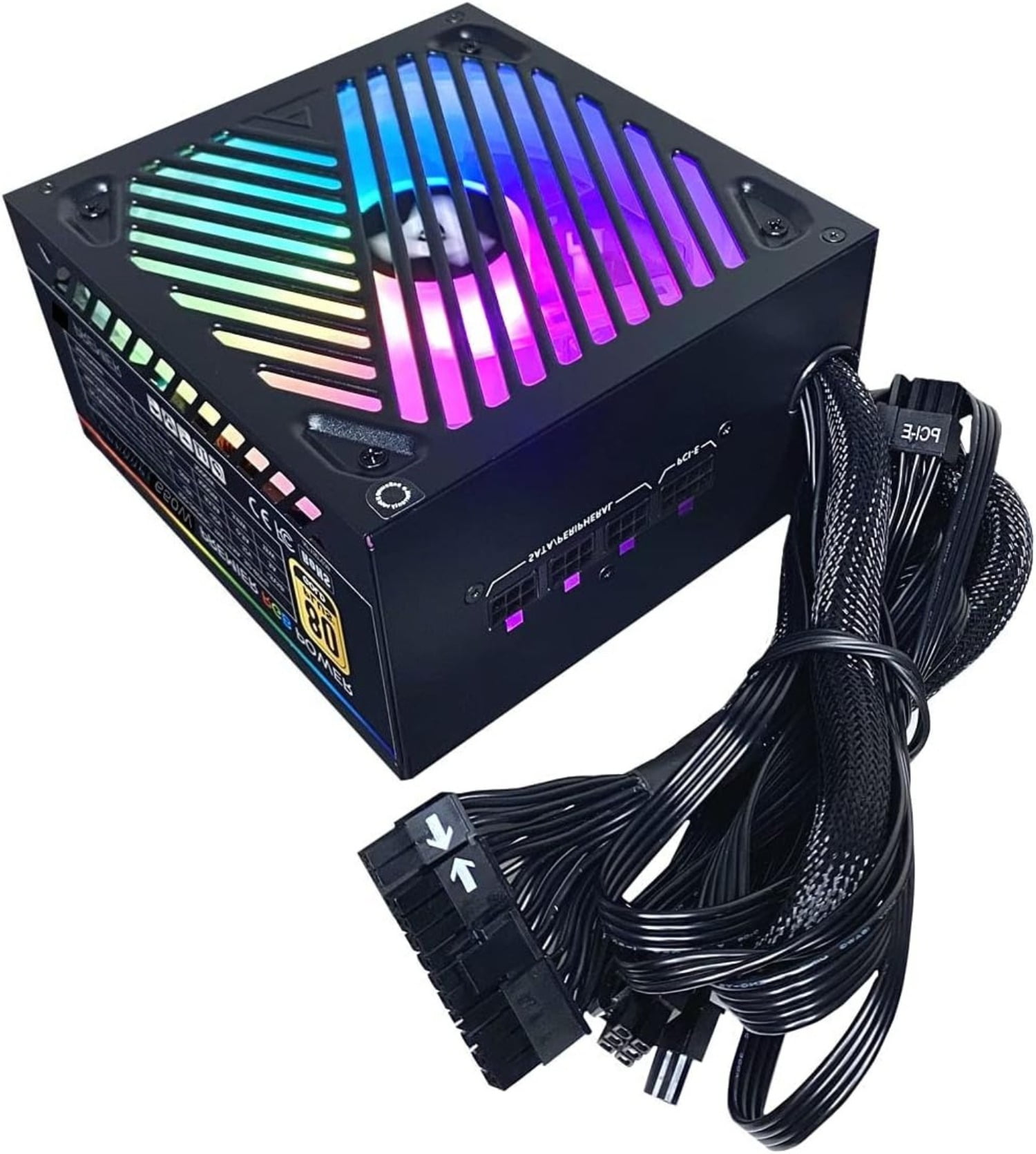 Premier 650W 80+ Gold Certified Active PFC ATX Semi-Modular Gaming ...