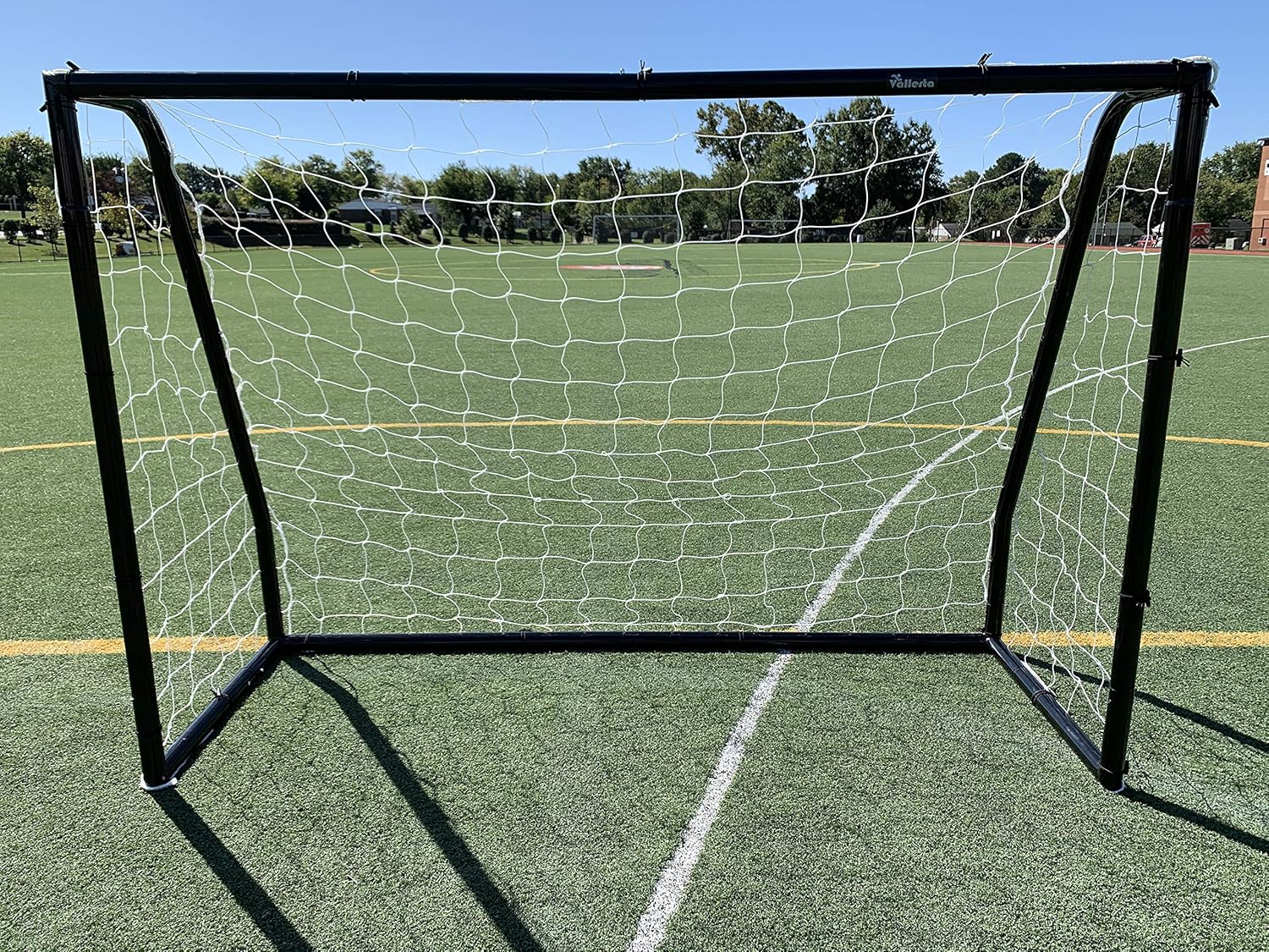 Premier 7 X 5 Ft. Youth Size Steel Soccer Goal w/Weatherproof 4mm HDPE ...