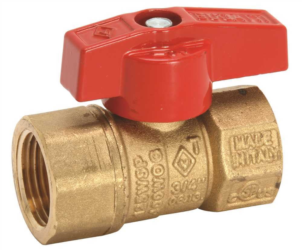Premier 96000076 3/4 in. FIP x FIP Gas Ball Valve - Walmart.com