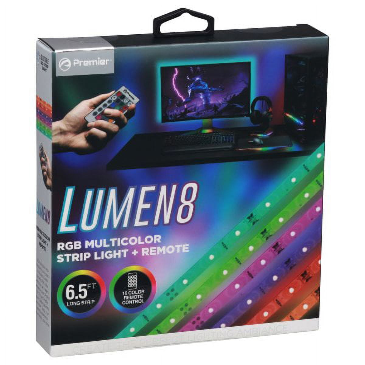 Premier Accessory Group PLED02 6ft Multi Color Led Light Strip ...