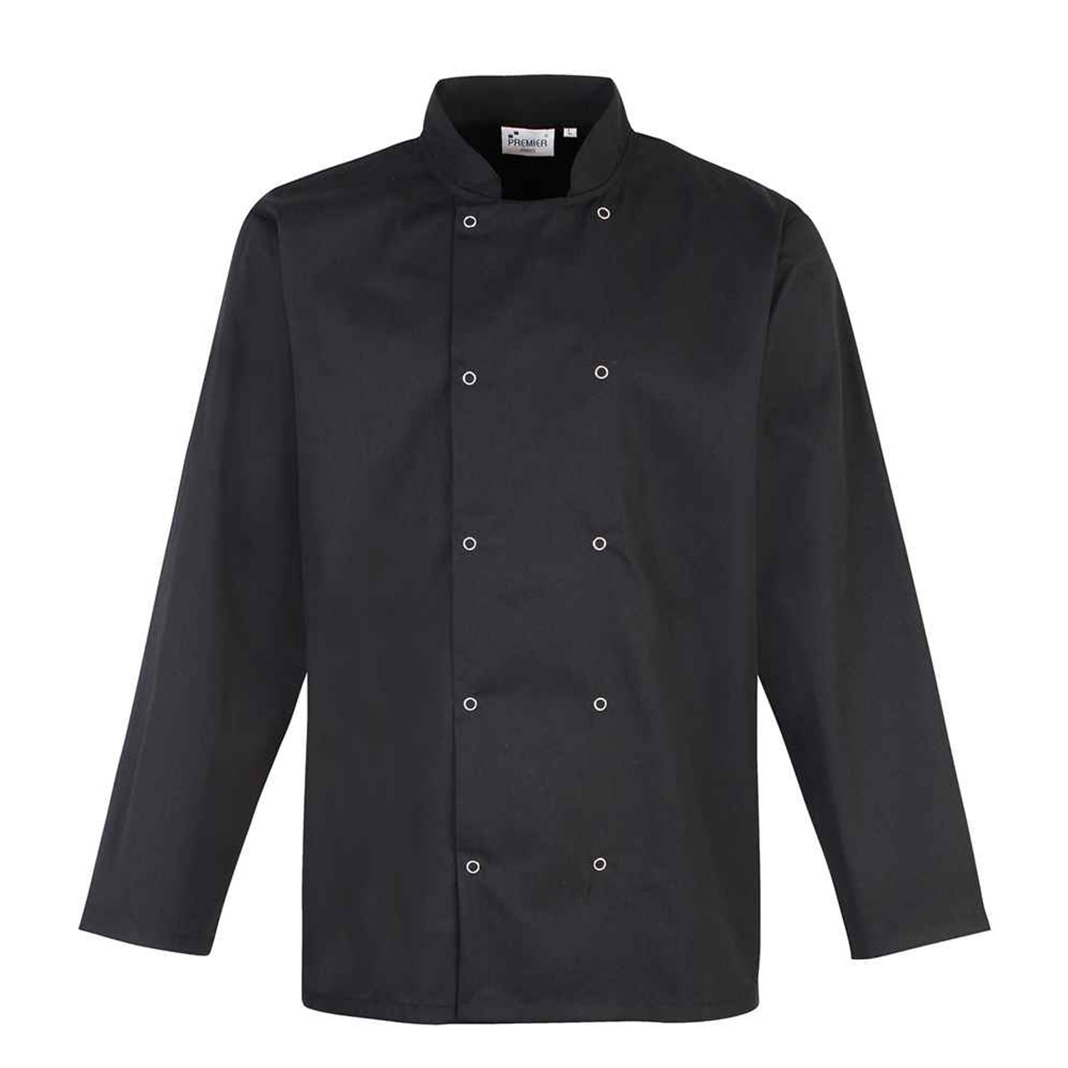 Premier Adult Stud Front Long-Sleeved Chef Jacket - Walmart.com