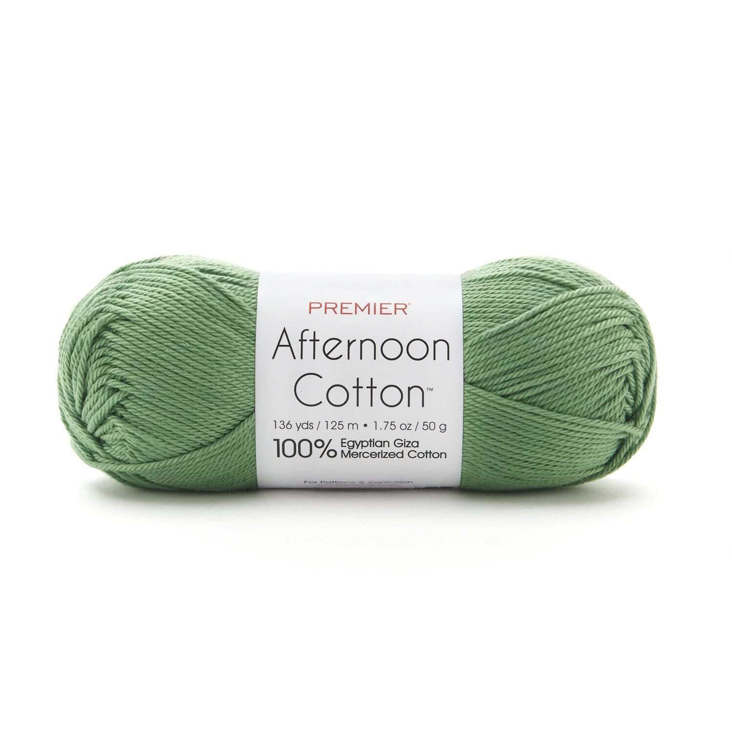 Premier Yarns Afternoon Cotton Yarn, Mercerized, Ideal for Crocheting ...
