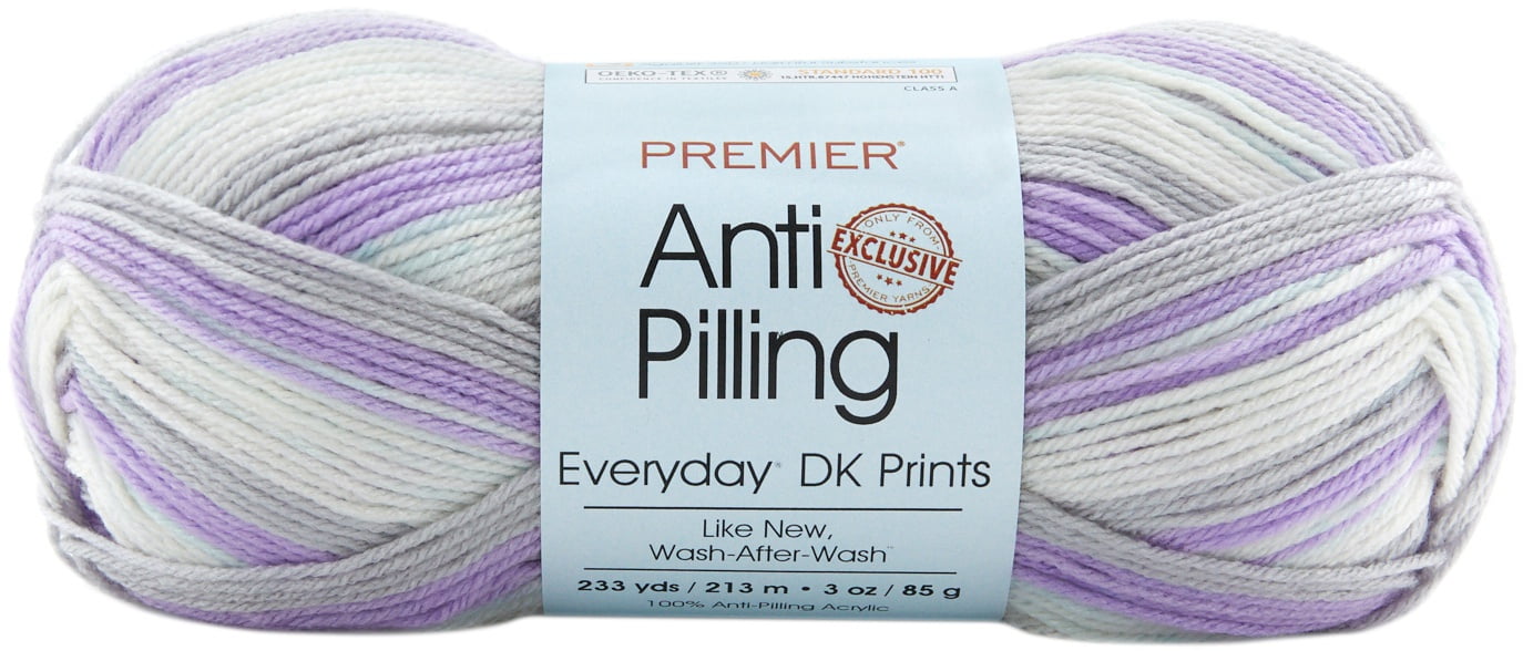 Premier Yarns Anti-Pilling Everyday DK Prints Yarn, Made of Anti ...