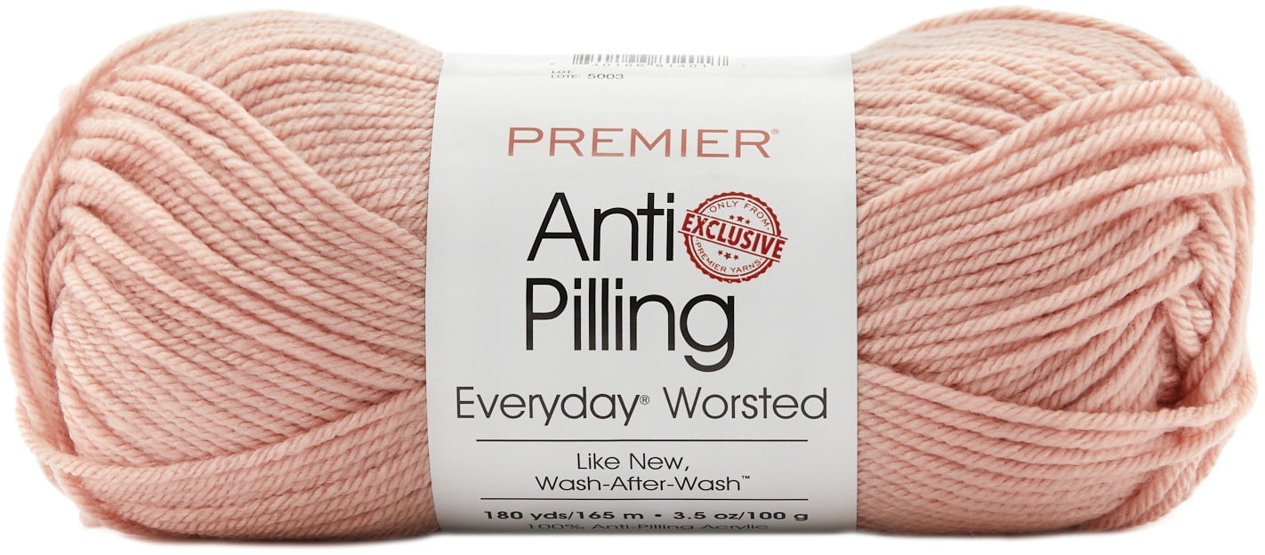 Premier Anti-Pilling Everyday Worsted Yarn-Dogwood - Walmart.com