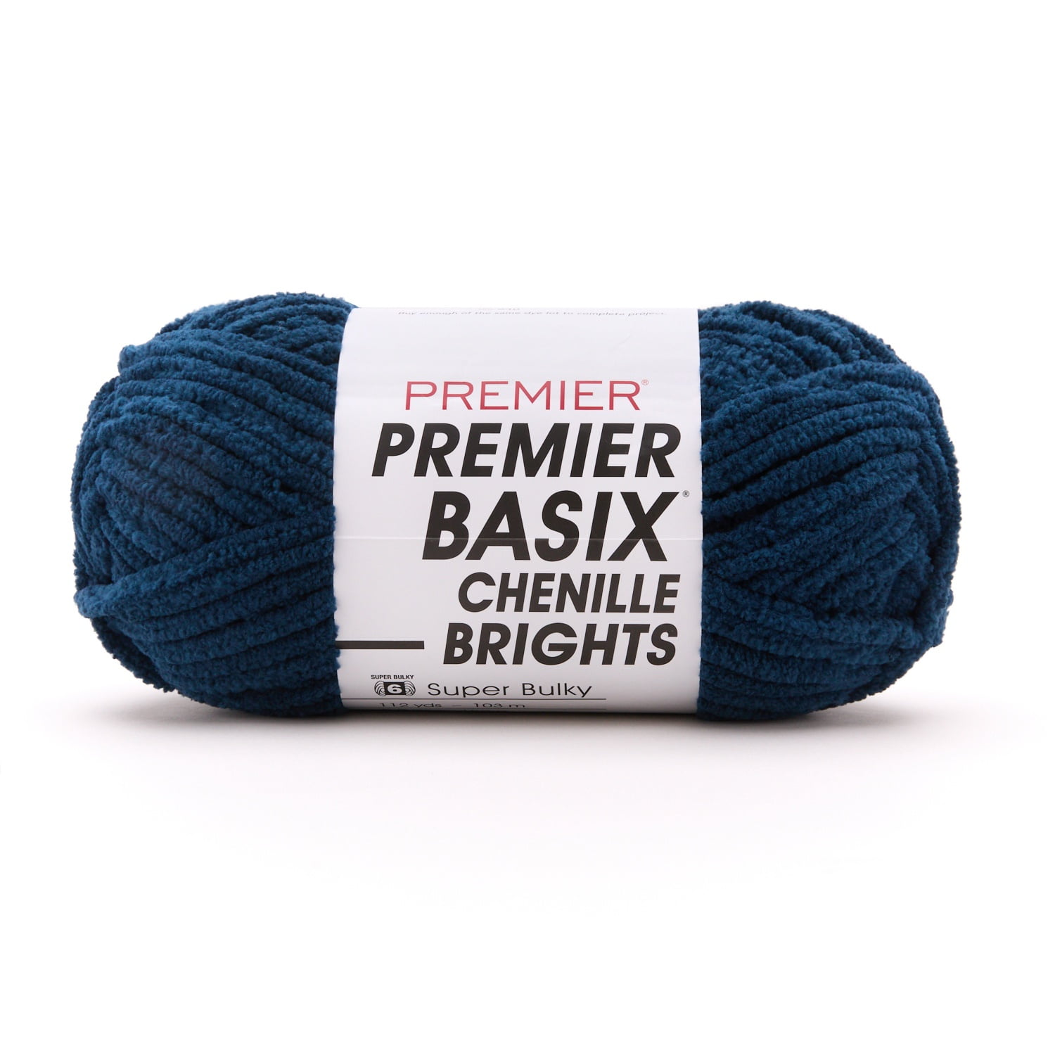 Premier Basix Chenille Brights Yarn-Midnight - Walmart.com