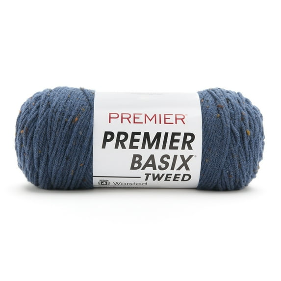 Premier Basix Tweed Yarn-Denim Tweed - Walmart.com