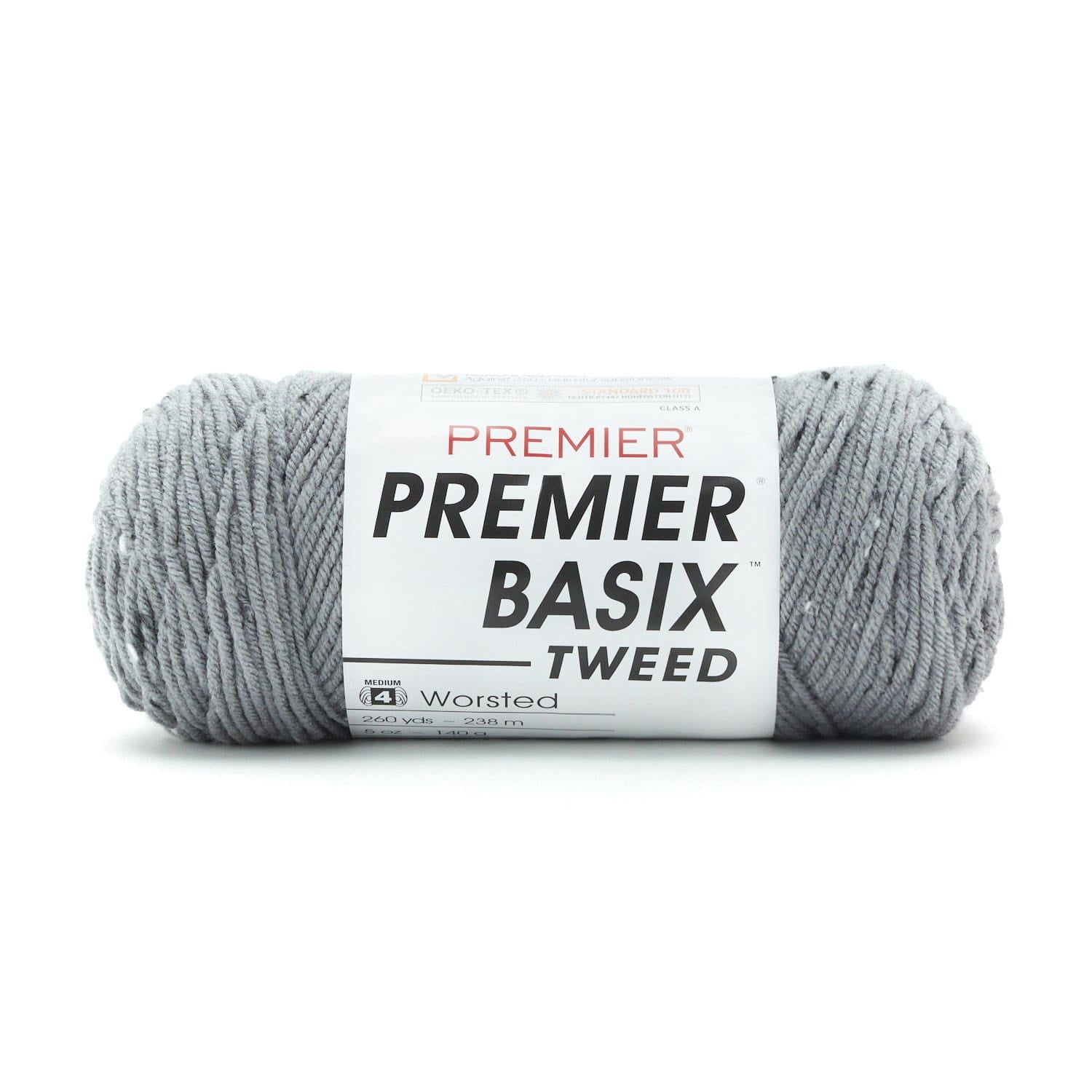 Premier Basix Tweed Yarn-Gray Tweed - Walmart.com