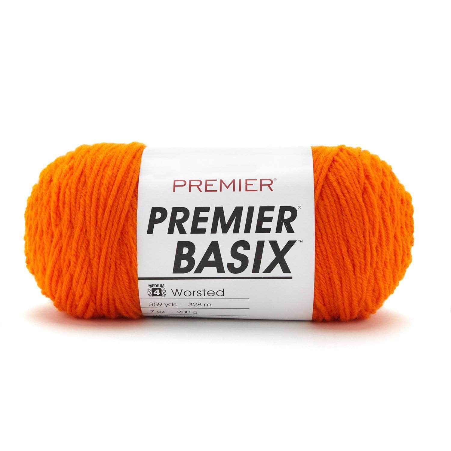 Premier Yarns Basix, Solid Worsted Yarn, Made of Acrylic, Ideal Yarn for Crocheting and Knitting ...