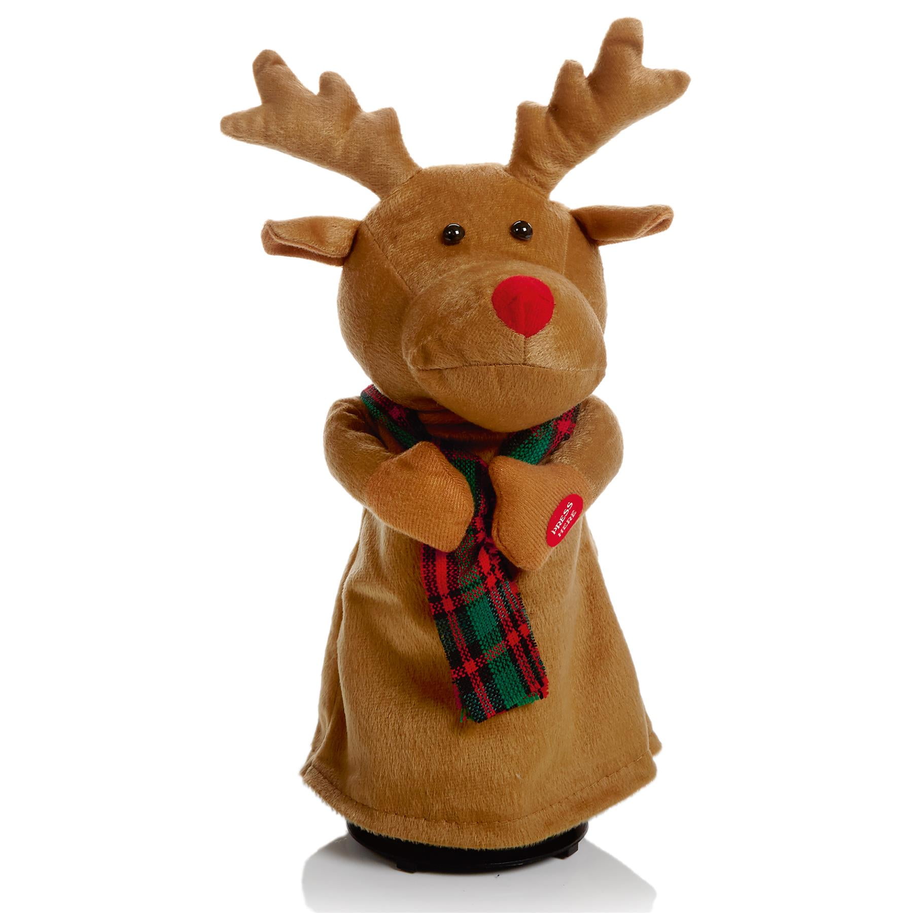 Premier - Battery Operated Dancing Reindeer with Music, 35cm - Walmart.com