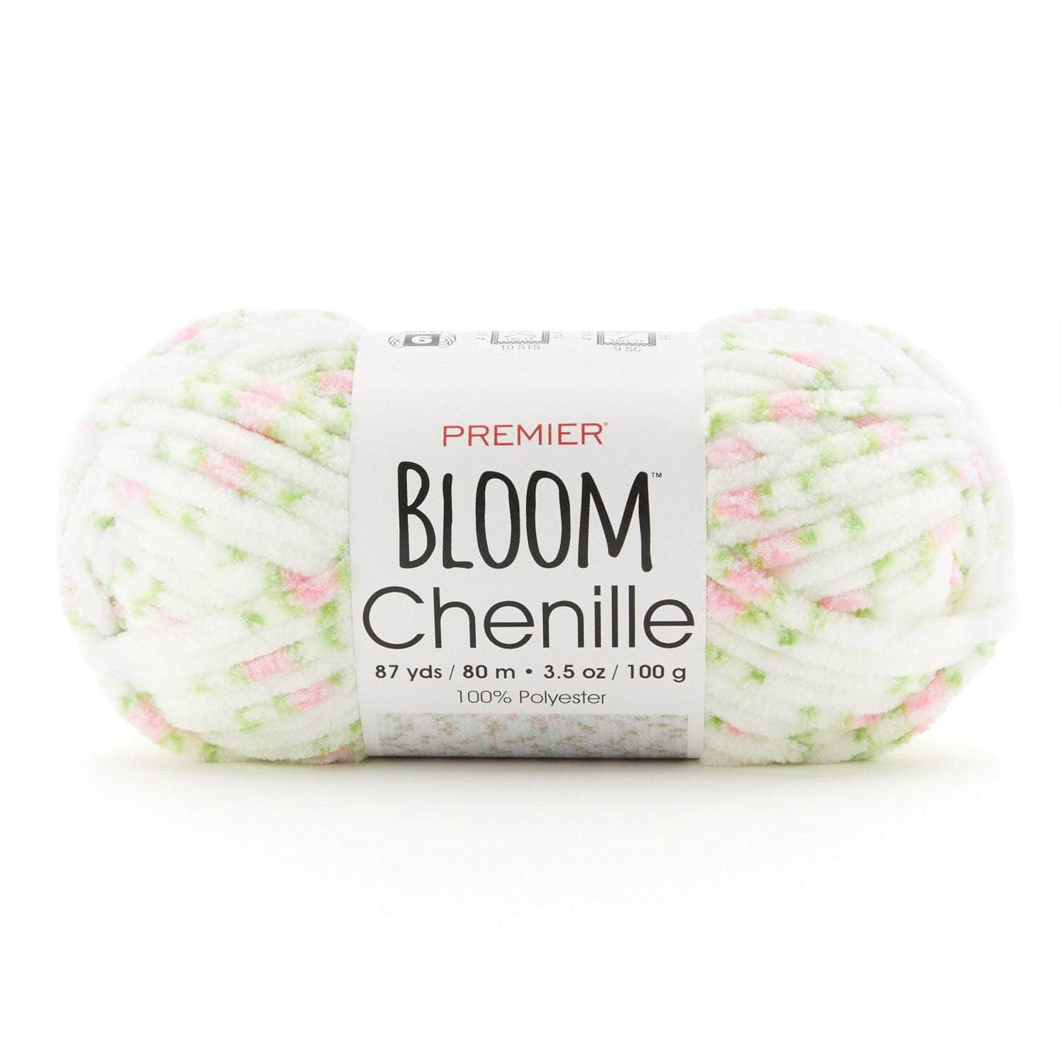 Bloom Chenille Yarn, Floral Print Yarn for Crocheting and Knitting, 100 ...