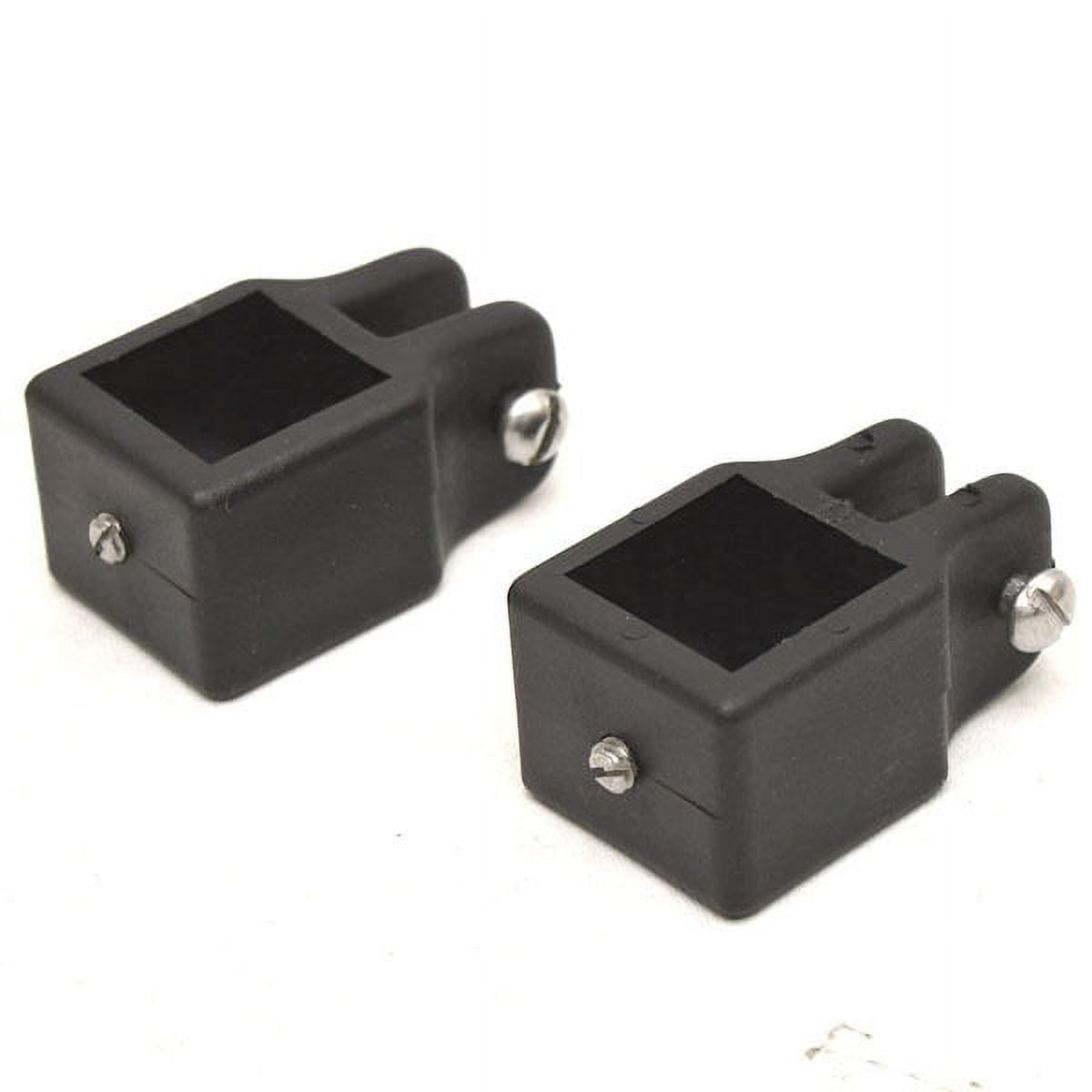Premier Boat Bimini Slide Mounting Brackets | 1 Inch Black (Pair ...