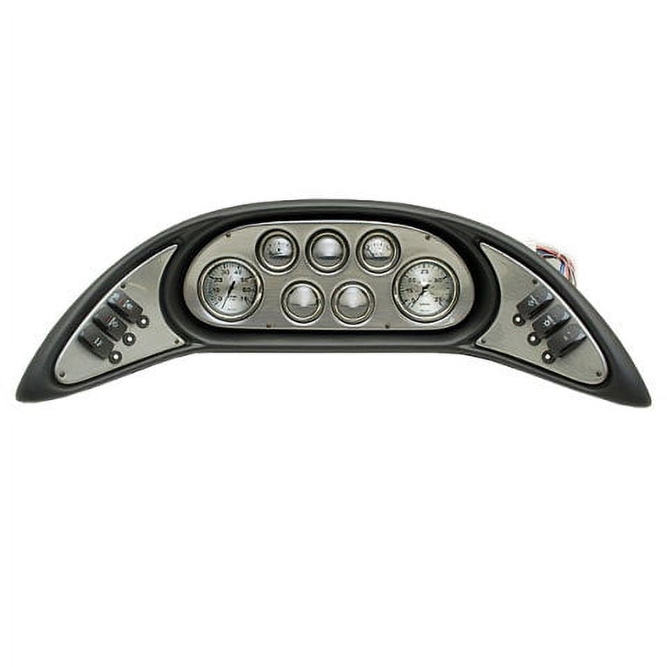 Premier Boat Dash Panel K-388-018 | 32 x 8 1/2 Inch Vinyl Black Silver ...