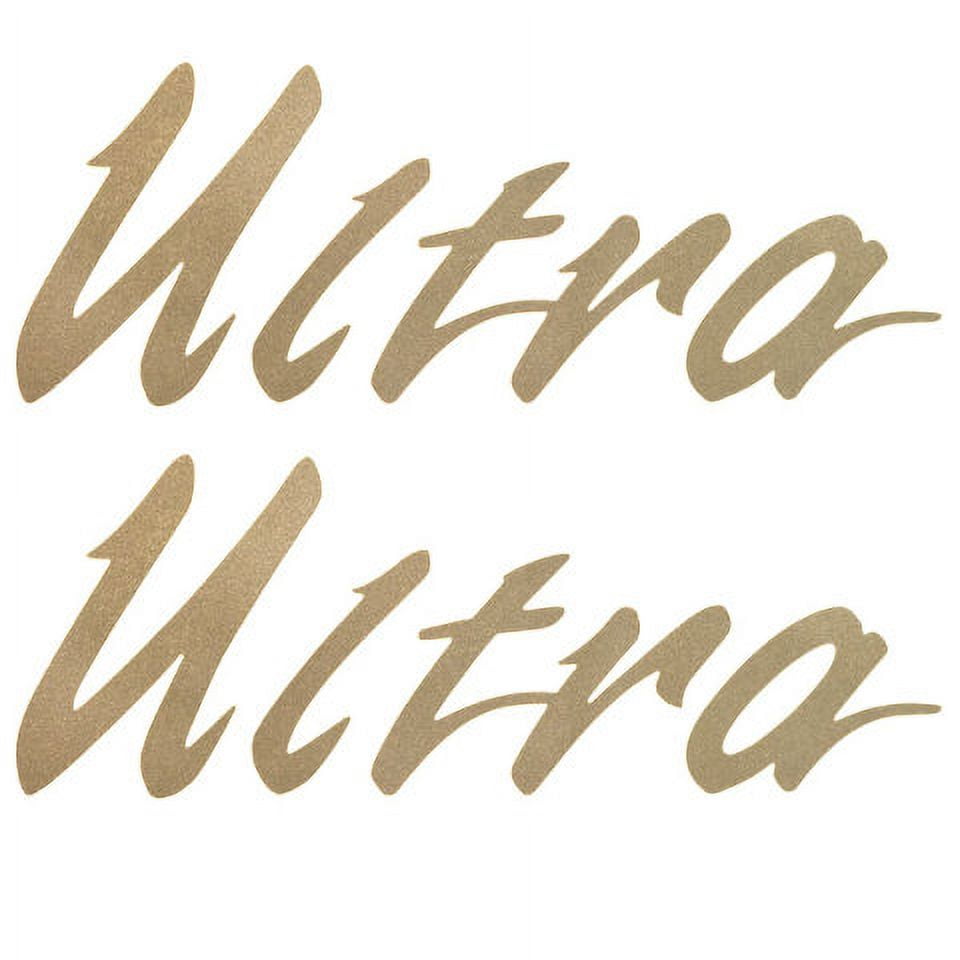Premier Boat Decal 30000355 | Ultra 2012 Gold 7 3/8 x 2 3/4 Inch (Pair ...