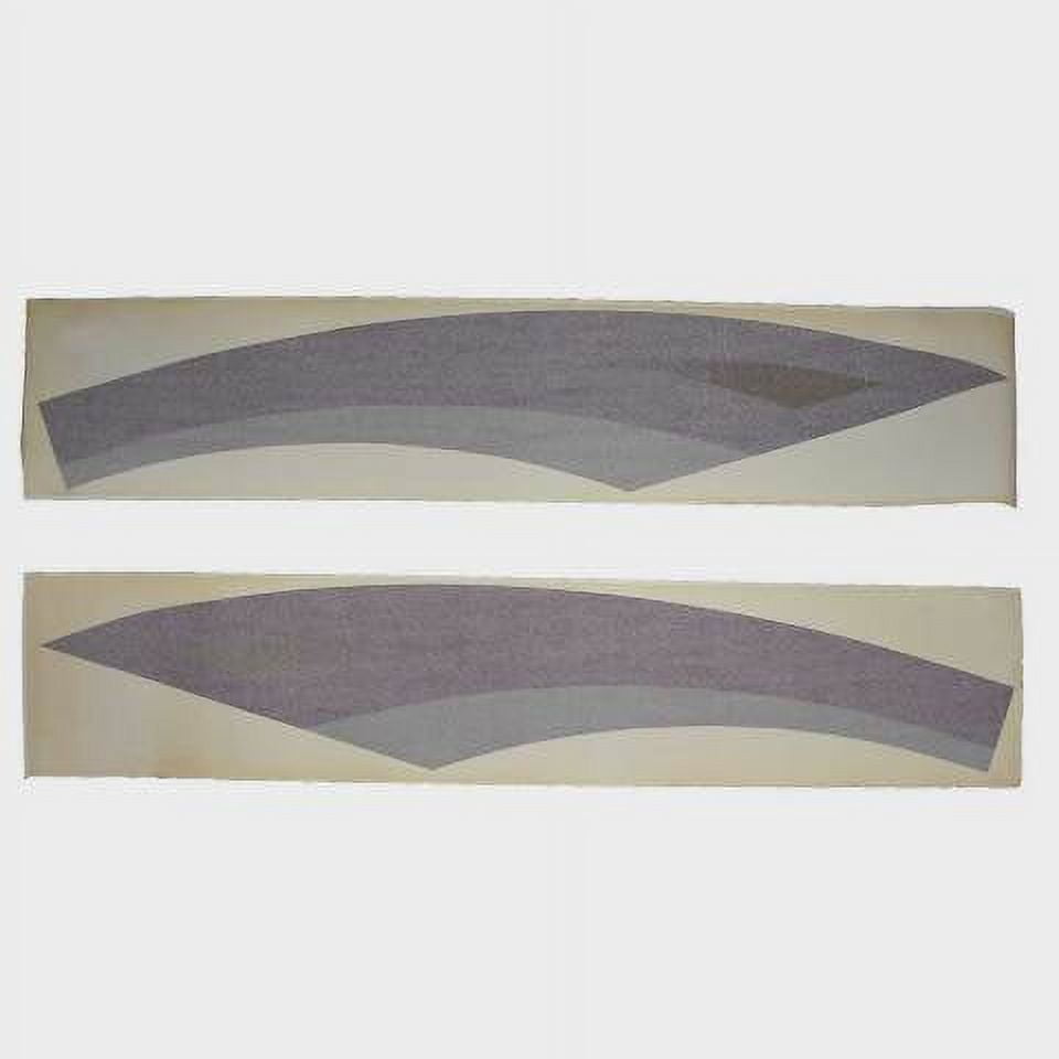 Premier Boat Graphic Hull Decal 30001815 | Red Black Silver (Set of 2 ...