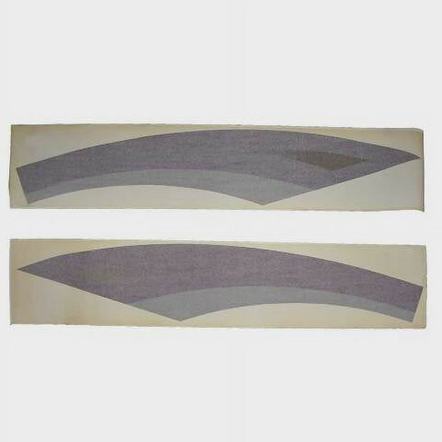 Premier Boat Graphic Hull Decal 30001815 | Red Black Silver (Set of 2 ...