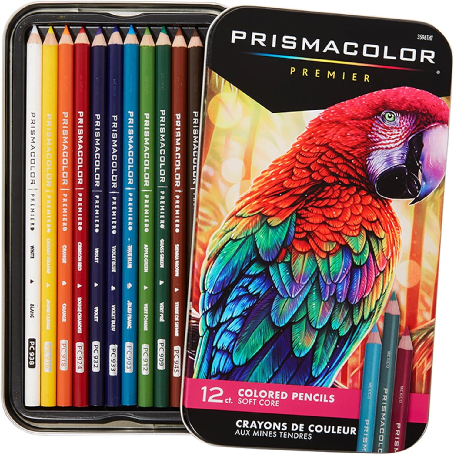 Premier Colored Pencils, Soft Core, Assorted Colors, 12 Count - Durable ...