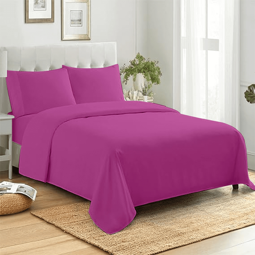 Premier Colorful Bed Sheet Set, Deep Pocket Microfiber 3 Piece Twin ...