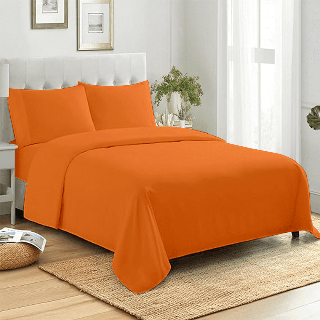 Premier Colorful Queen Sheet Set, Microfiber 16 Inch Deep Pocket 4 ...