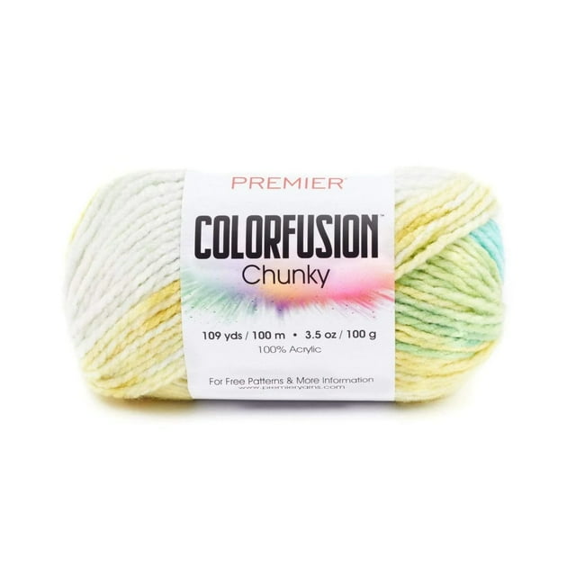 Premier Colorfusion Chunky Yarn-Springtime - Walmart.com