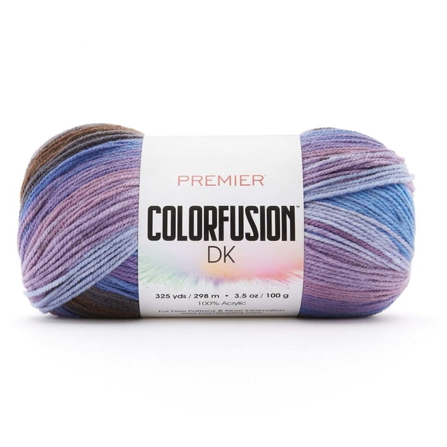 Premier Yarns Colorfusion DK Weight Yarn, Acrylic Yarn with Colorful ...