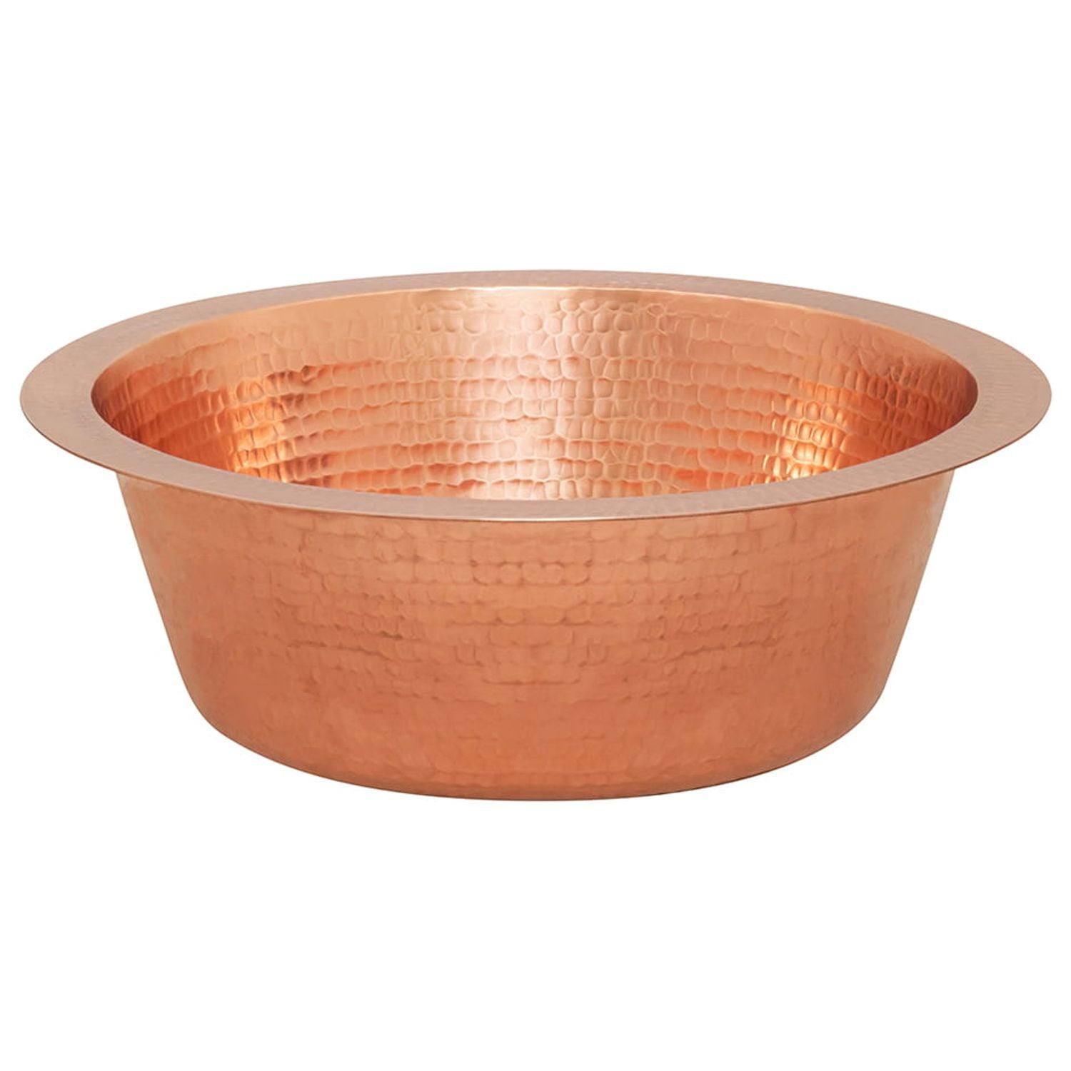 Premier Copper Products Br142 14" Drop In Single Basin Copper Bar Sink - Copper - Walmart.com
