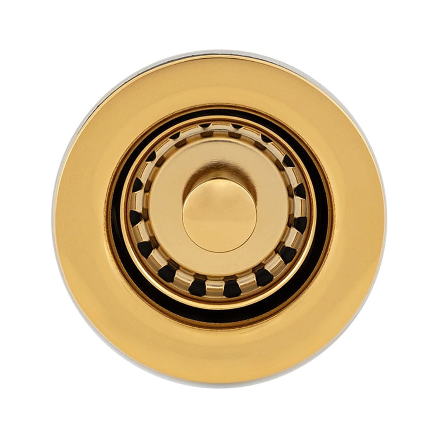 Premier Copper Products 2 in. Bar Basket Strainer Drain, Polished Brass ...