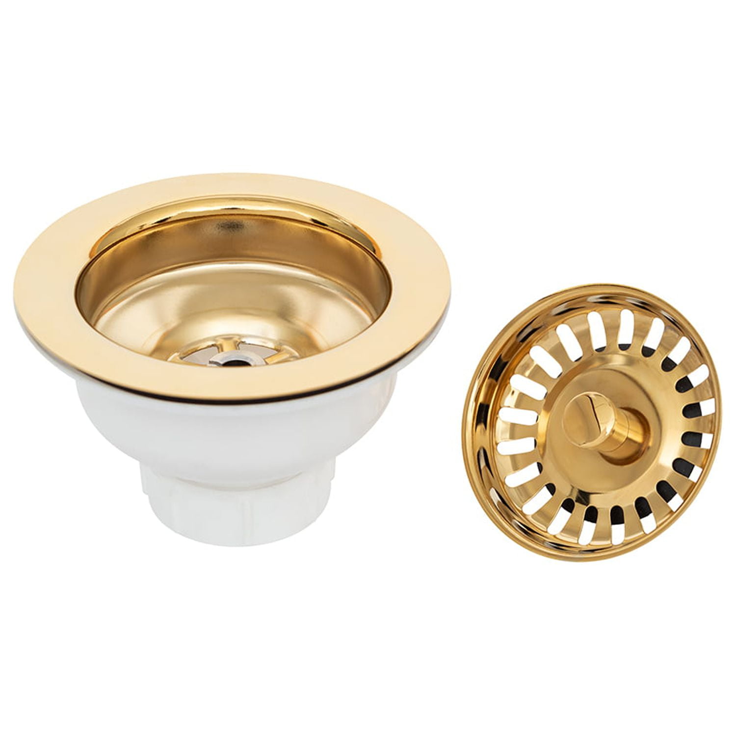 Premier Copper Products 3.5 in. Kitchen Prep Bar Basket Strainer Drain ...