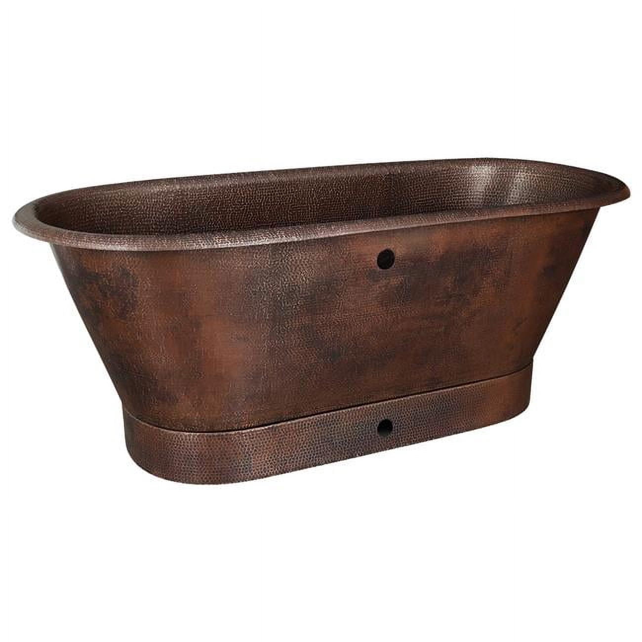 Premier Copper Products BTM72DBOF 72 in. Hammered Copper Modern Style ...