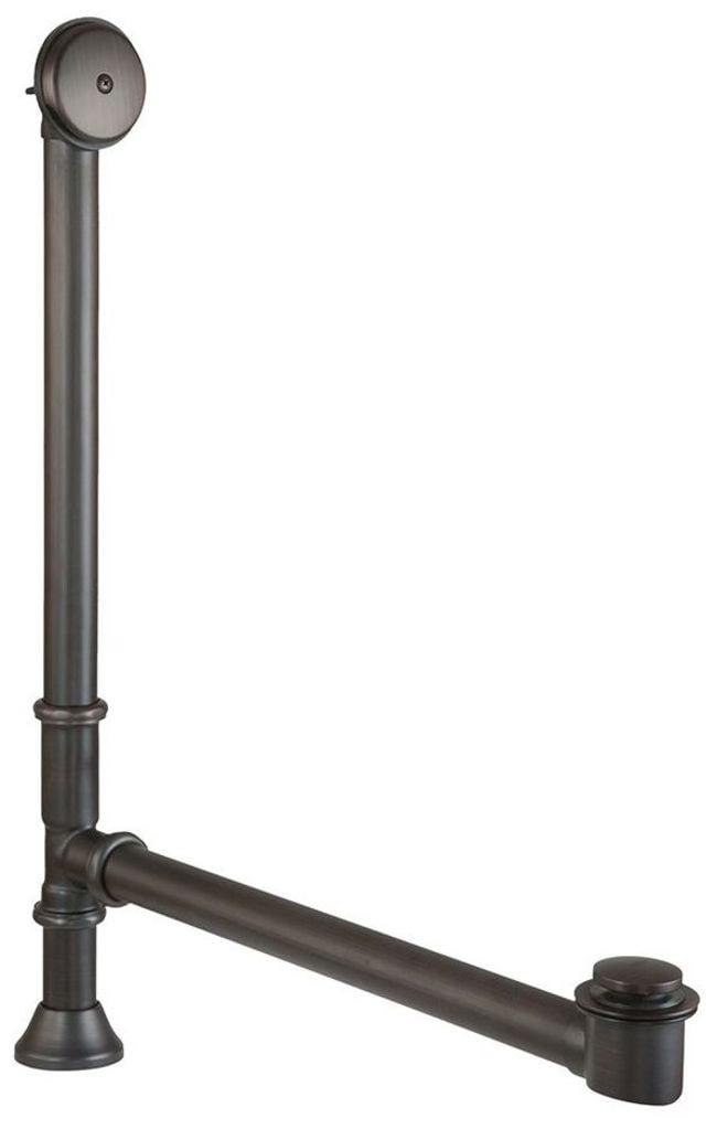 Premier Waste and Overflow Kit with Pop Up Drain for Free Standing Bath ...