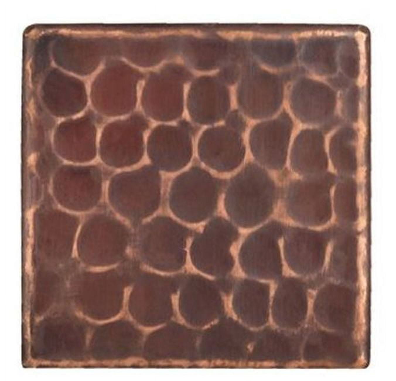 Premier Copper Products T2DBH 2 in. x 2 in. Hammered Copper Tile ...
