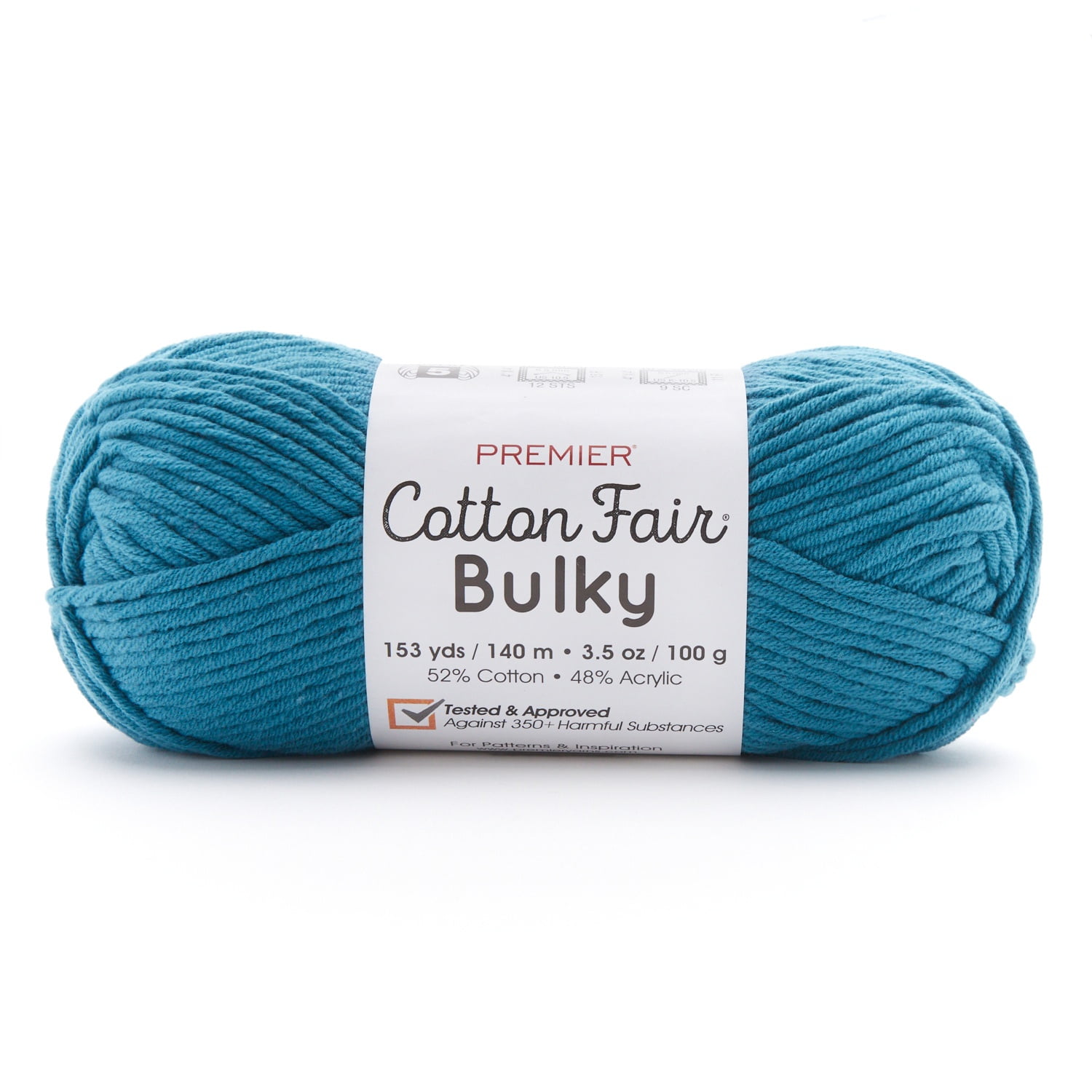 Premier Cotton Fair Bulky, Cotton Acrylic Blend, Bulky Weight 2081-13 ...