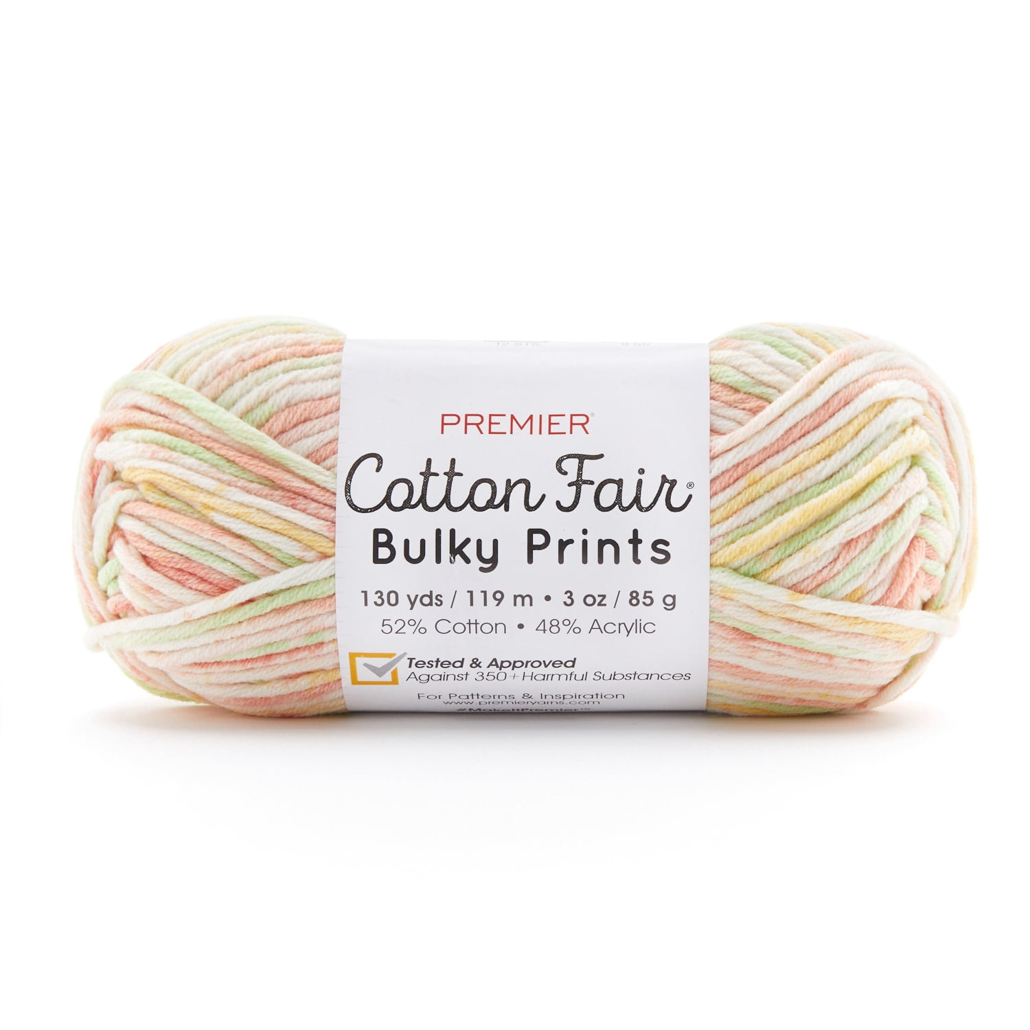 Premier Cotton Fair Bulky Multi Yarn-Sherbet - Walmart.com