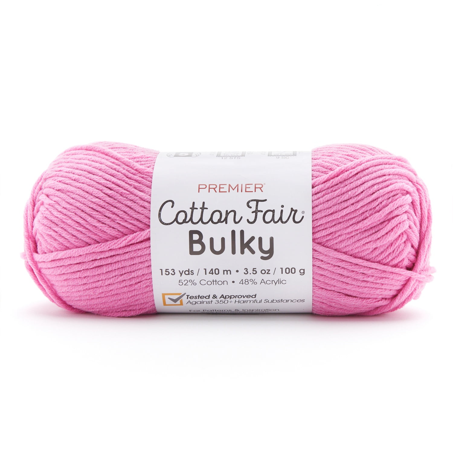 Premier Cotton Fair Bulky, Cotton Acrylic Blend, Bulky Weight 2081-06 ...