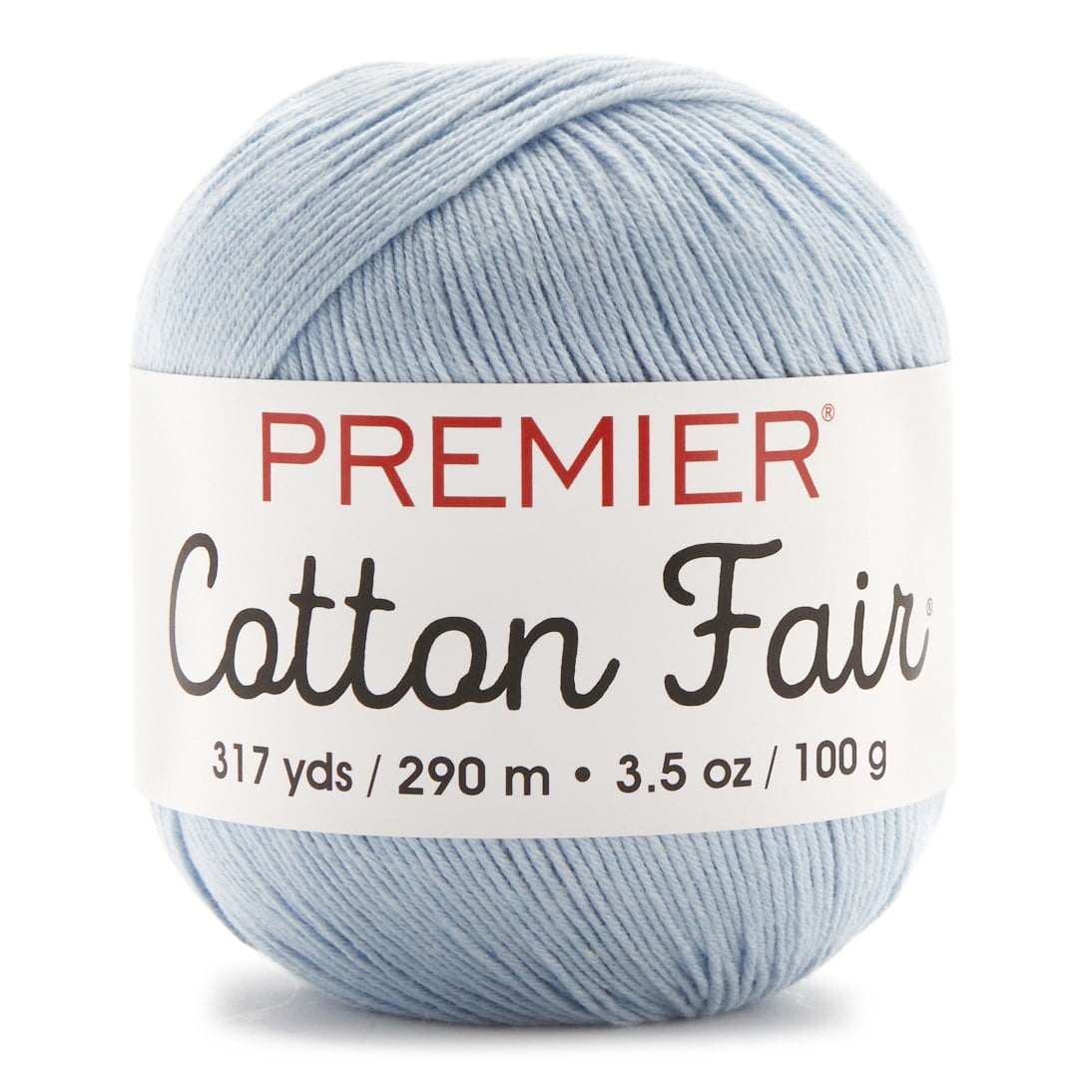 Premier Cotton Fair Yarn-Baby Blue - Walmart.com