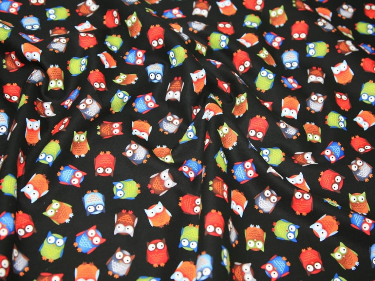 Premier Cotton Prints Quilting Fabric - Trendy Owls - per yard ...
