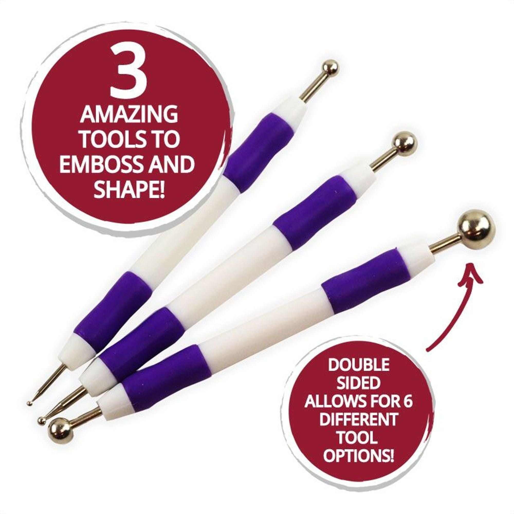 Premier Craft Tools - Embossing and Shaping Tool Set - Walmart.com