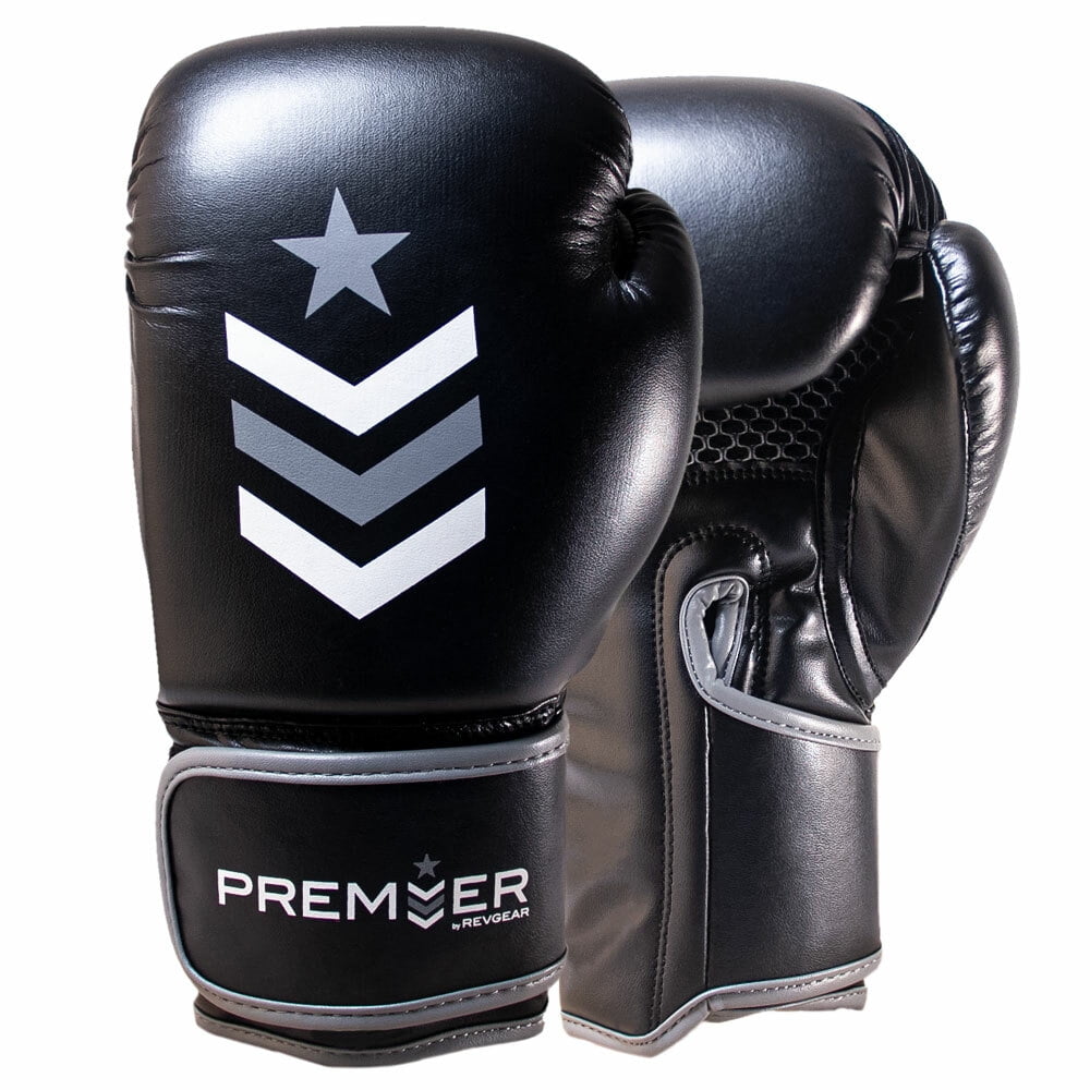 Premier Deluxe Boxing Glove - Black/Grey - Walmart.com