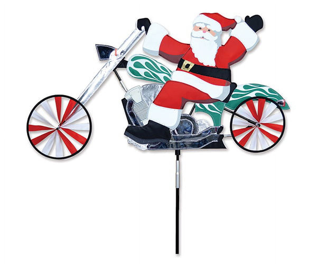 Premier Designs Santa Chopper Wind Spinner 38" - Walmart.com