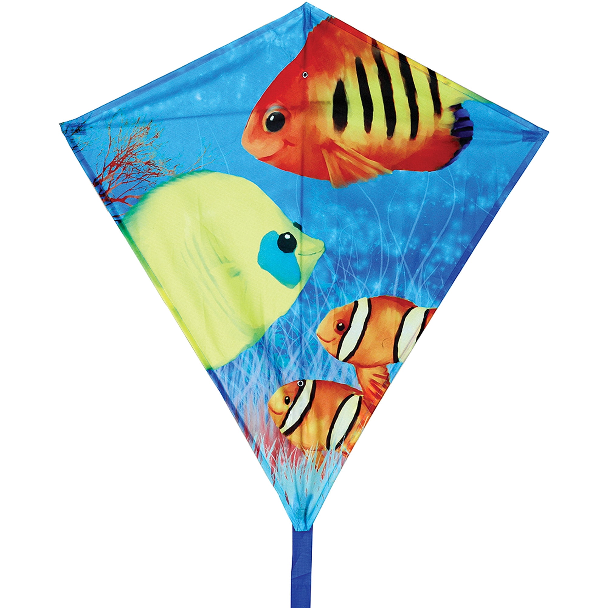 30 in. Diamond Kite - Fishy Fishes - Walmart.com