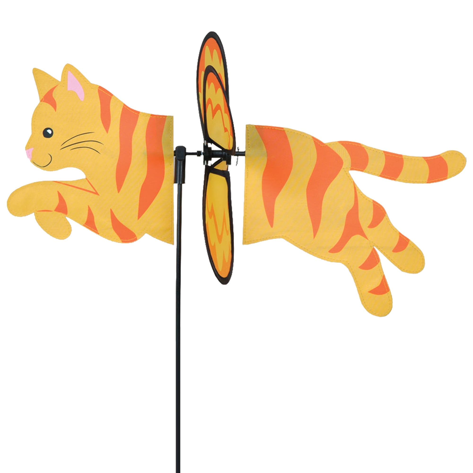 Premier Kites Orange Tabby Cat Yard Spinner - Walmart.com