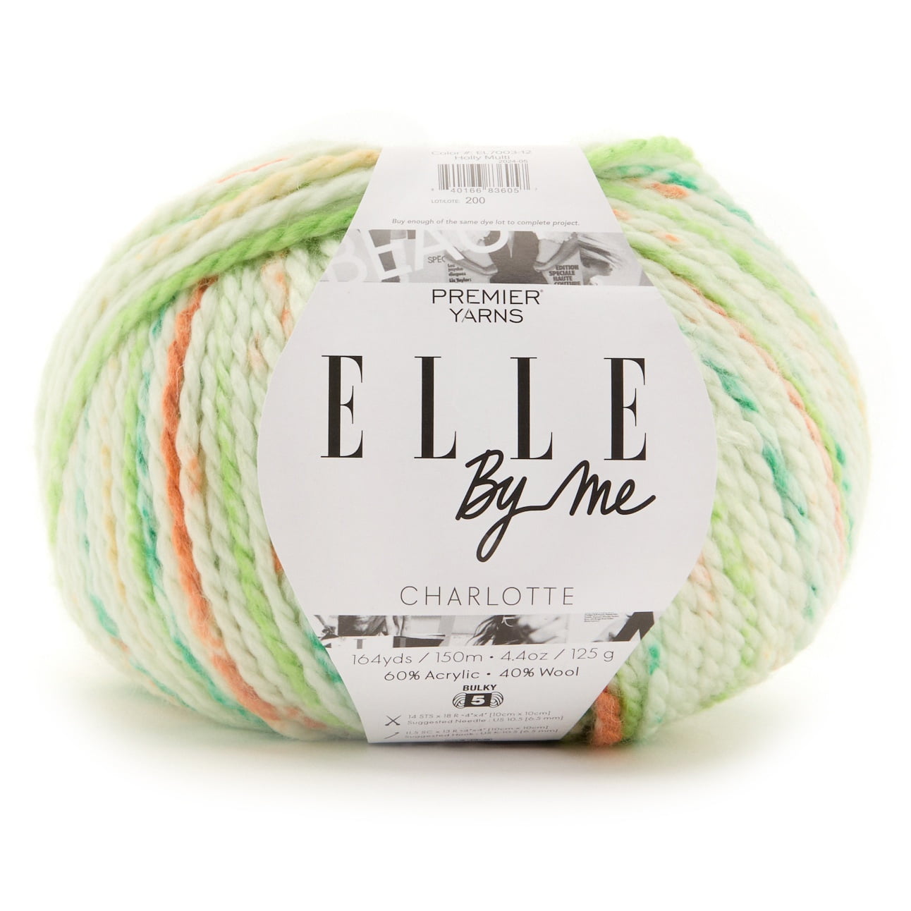 Premier Elle By Me Charlotte Multis Yarn-Holly - Walmart.com