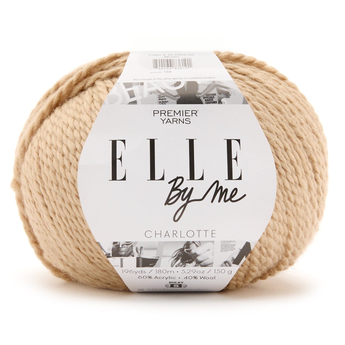 Premier Elle By Me Charlotte Solids Yarn-Muslin - Walmart.com