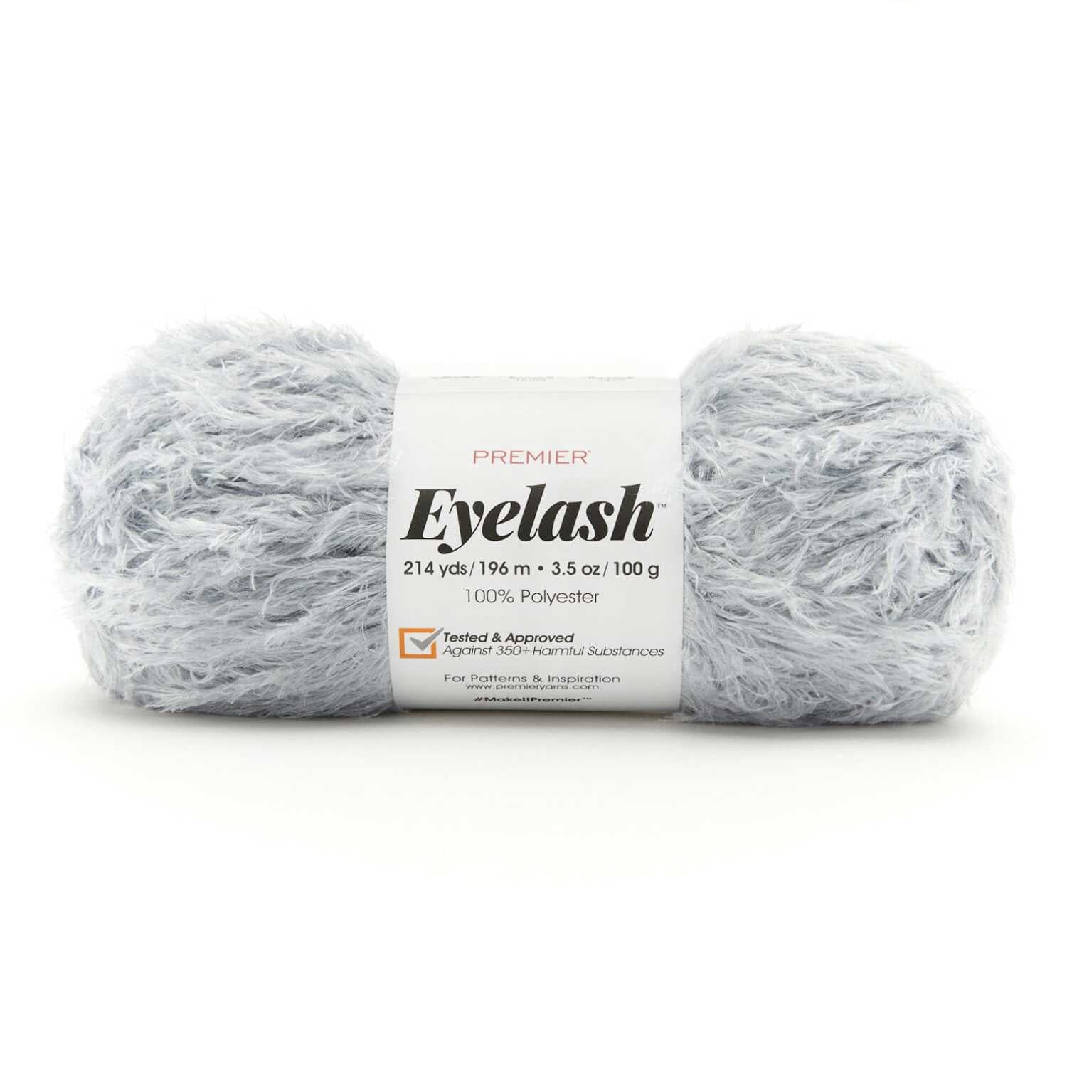 Premier Eyelash Yarn-Grey - Walmart.com