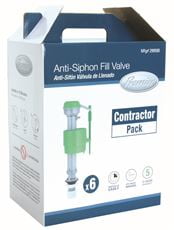 PREMIER FILL VALVE CONTRACTOR PACK, 6 PACK per 2 Each - Walmart.com
