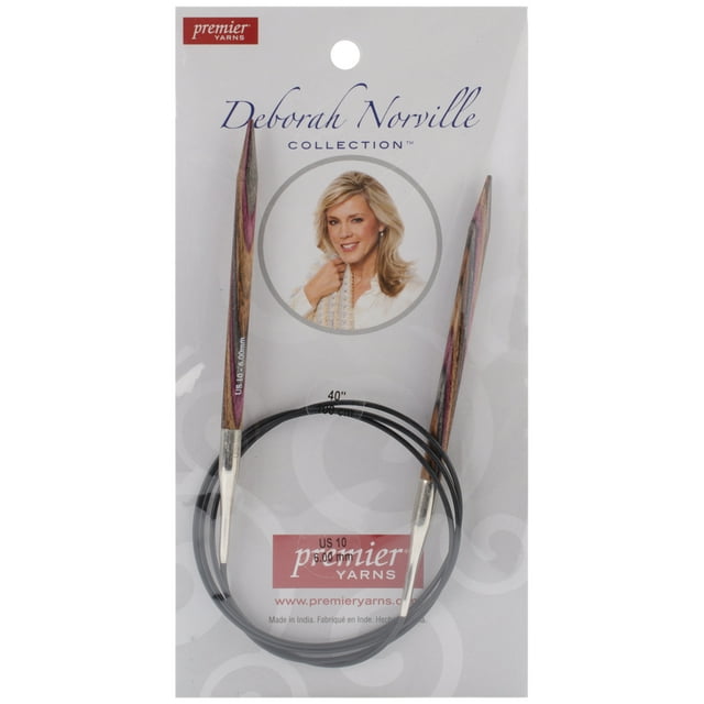 Premier Fixed Circular Knitting Needles 40"Size 10/6mm - Walmart.com