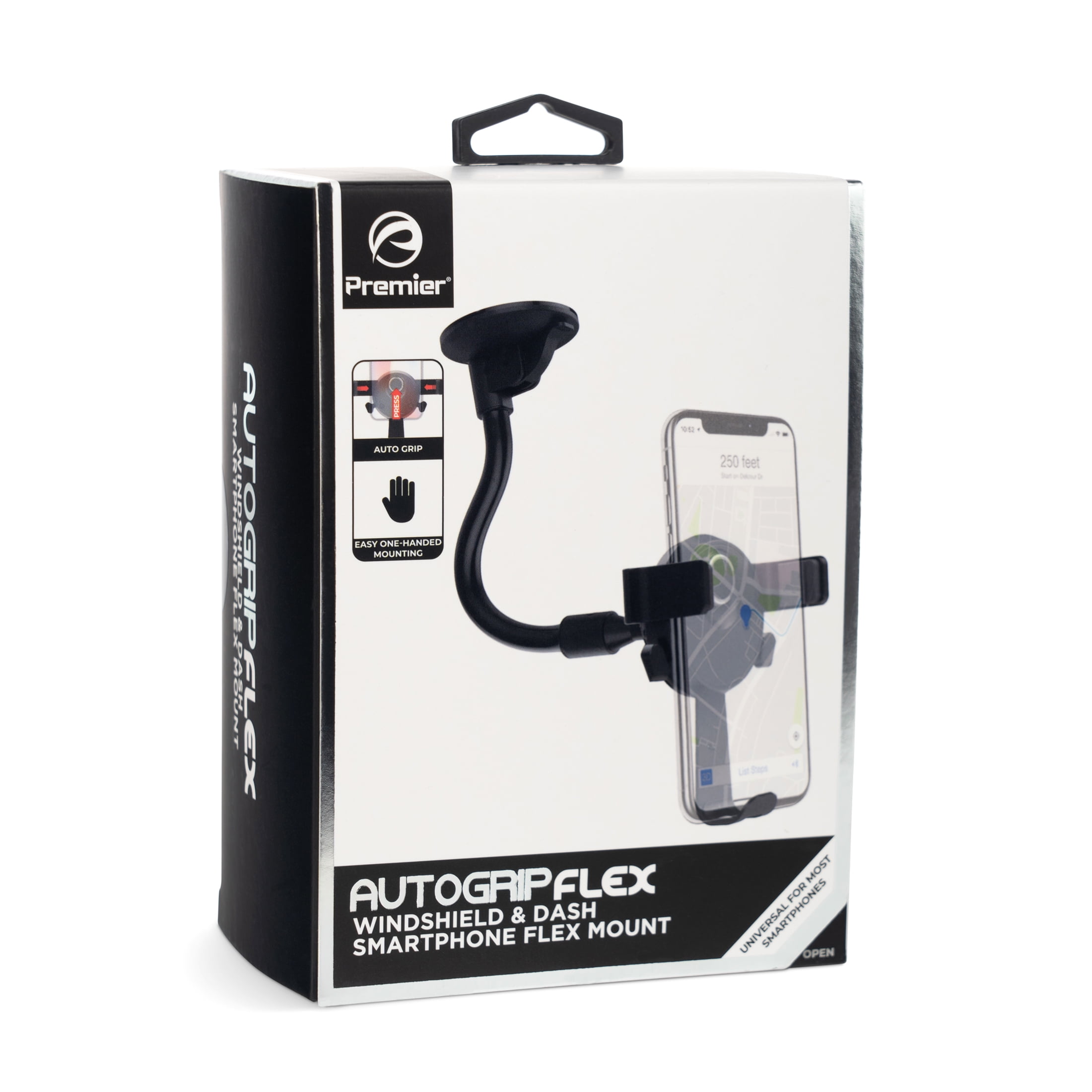 Premier Flexible Car Window Dashboard Mount Phone Holder for All Phones ...