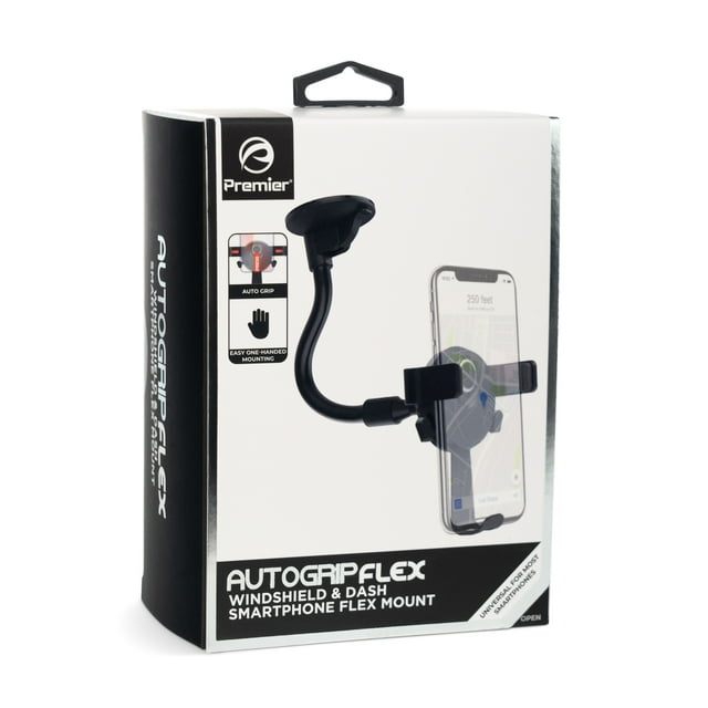 Premier Flexible Car Window Dashboard Mount Phone Holder for All Phones ...
